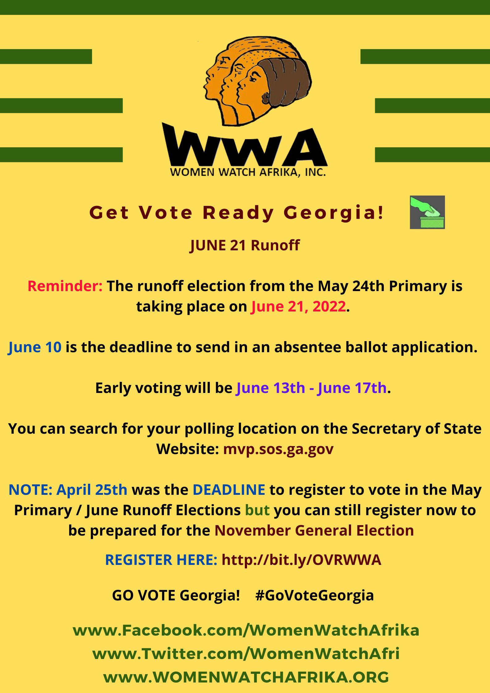 Get Vote Ready Georgia: What You Need To Know for the June 21 Runoff ...